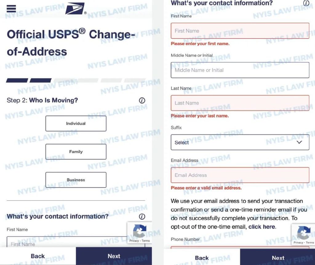 在美国搬家后，如何在USPS上修改地址确保收到所有信件？ - NYIS 律师事务所